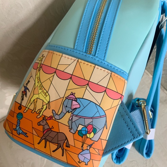 Loungefly | Bags | Loungefly X Disney Dumbo Stained Glass Backpack ...